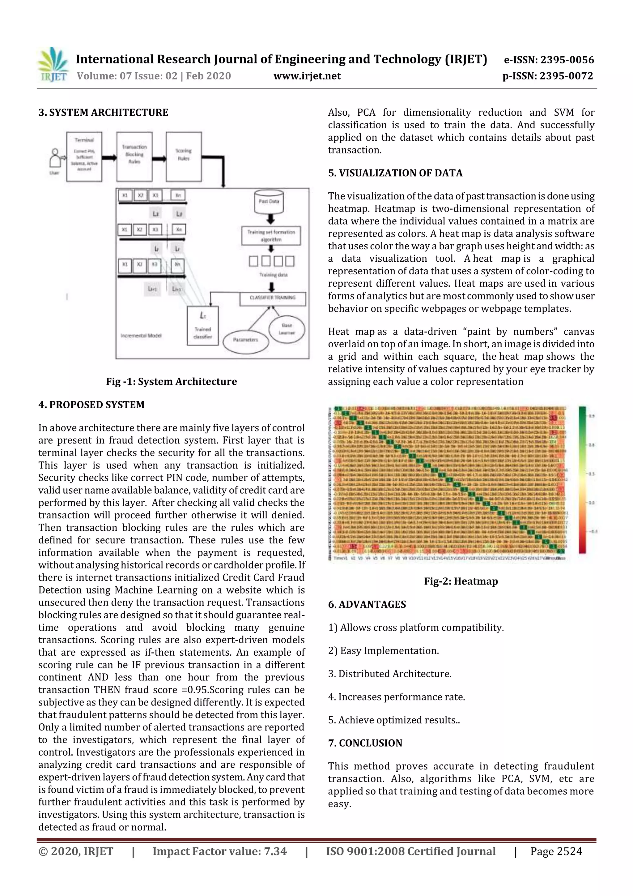 IRJET- Credit Card Fraud Detection using Machine Learning | PDF