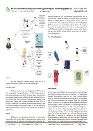 IRJET- Smart ICU using IoT | PDF