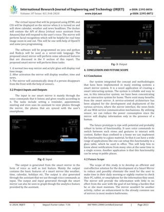 IRJET - Research and Analysis of Smart Mirror | PDF