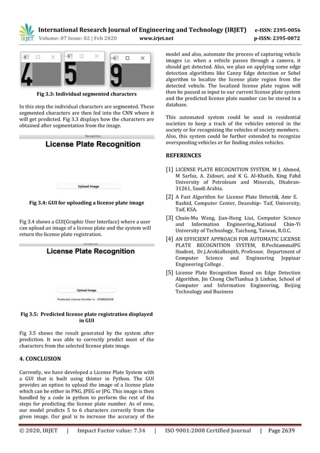 IRJET - License Plate Recognition | PDF