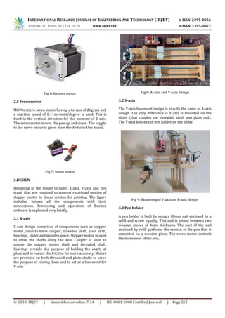 IRJET- Mini CNC Drawing Machine for PCB Printing | PDF