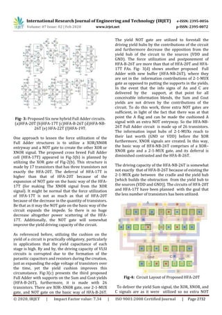 IRJET - High Speed Adder with Ultra Low Power Consumption using XOR and XNOR Gate | PDF