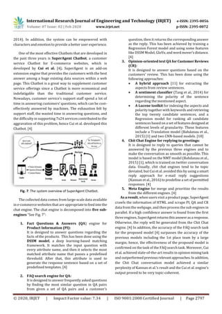 IRJET - A Review on Chatbot Design and Implementation Techniques | PDF