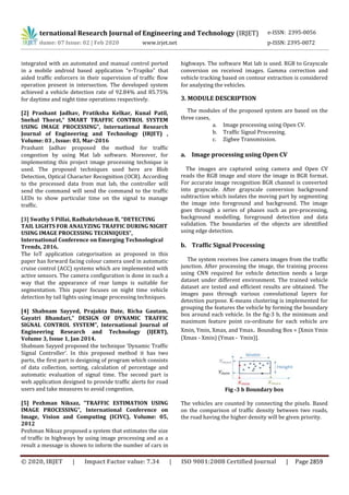 IRJET - Unmanned Traffic Signal Monitoring System | PDF