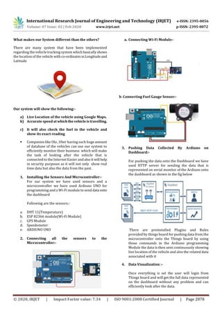 IRJET - IoT based Vehicle Tracking System | PDF