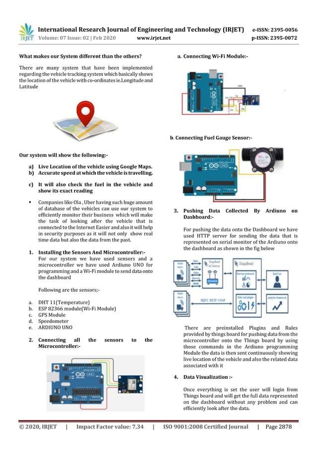IRJET - IoT based Vehicle Tracking System | PDF