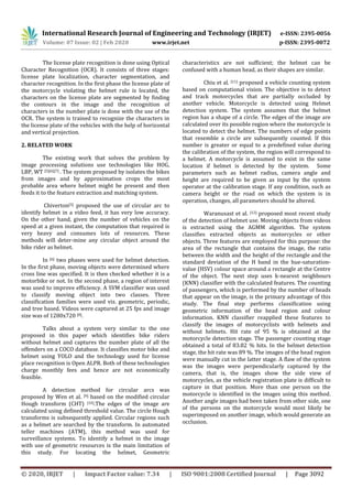 IRJET - Helmet Violation Detection using Deep Learning | PDF