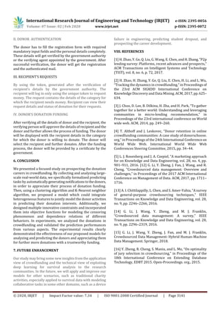 IRJET - Online Donation based Crowdfunding using Clustering and K-Nearest Neighbour Algorithm ...