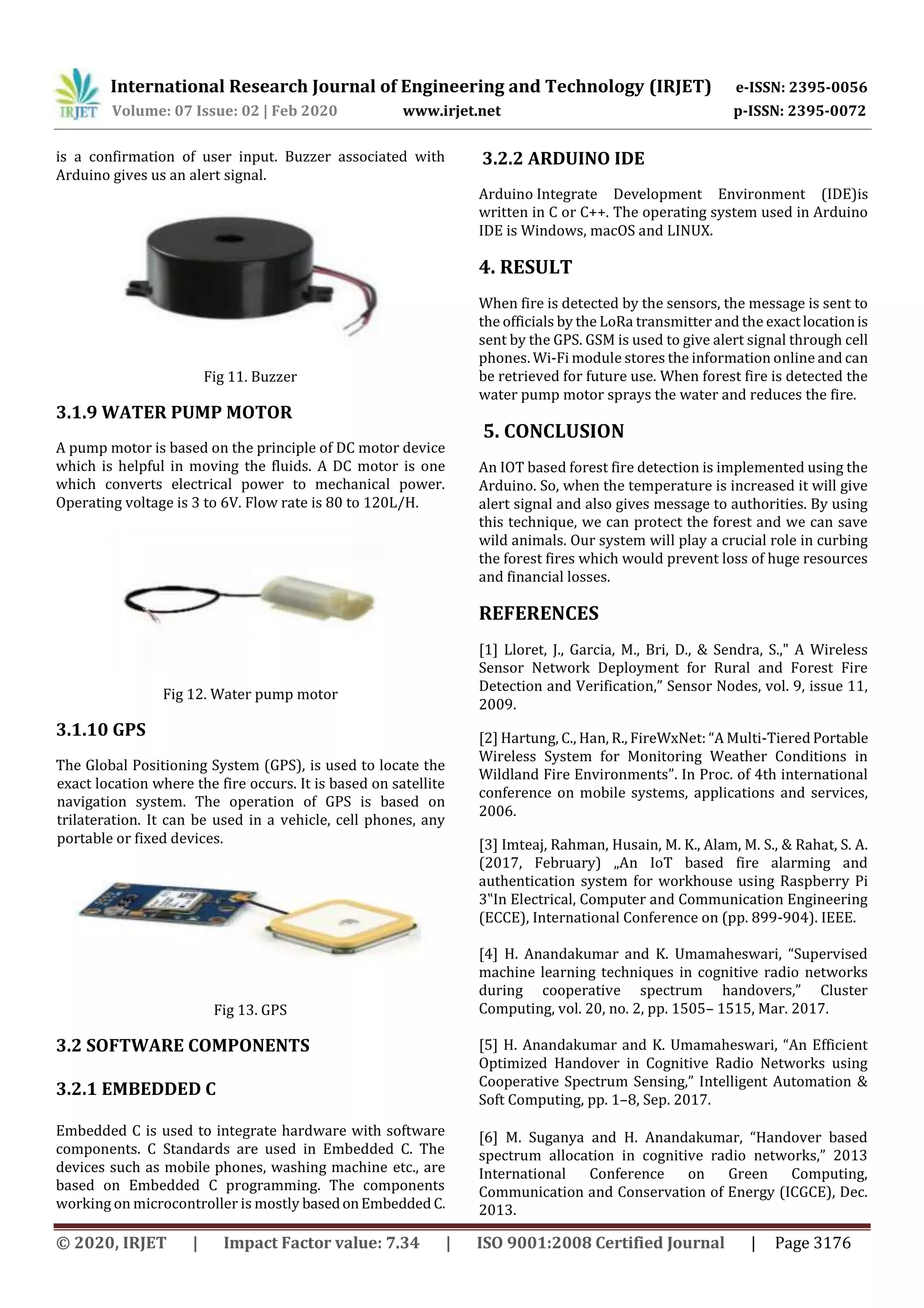 Irjet An Automatic Forest Fire Detection Using Lora Wireless Mesh