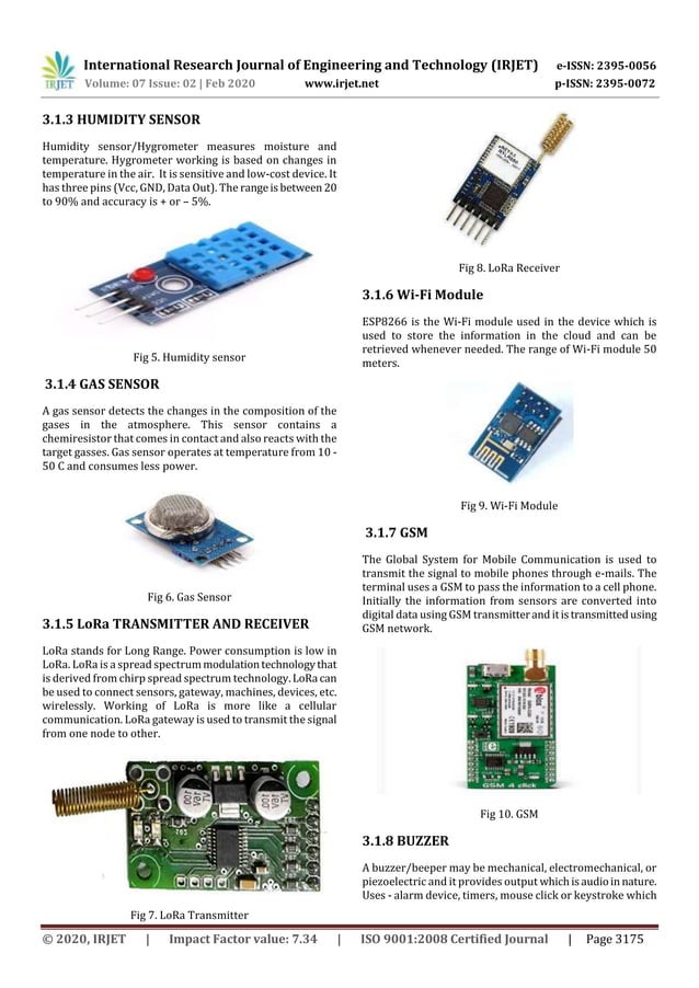IRJET - An Automatic Forest Fire Detection using Lora Wireless Mesh Topology | PDF