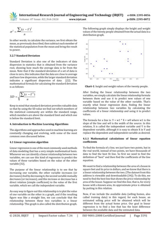 IRJET - Application of Linear Algebra in Machine Learning | PDF