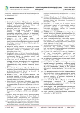 IRJET - A Study on Student Career Prediction | PDF