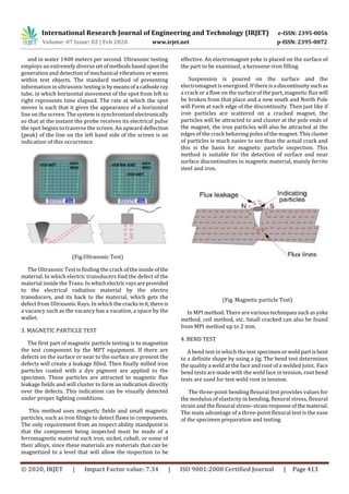 IRJET- Detection of Weld Metal Defects using DT and NDT -A Review | PDF