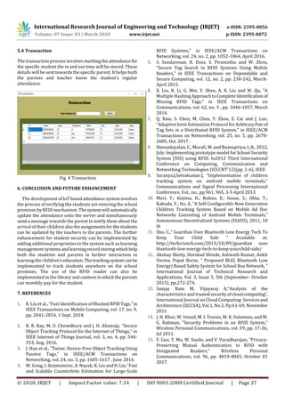 IRJET - Design of Student Security System using RFID Mechanism | PDF