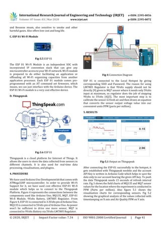 IRJET - IoT based Air Quality Monitoring System | PDF