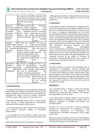 IRJET - Two Model Biometrics Authentication for Locker System | PDF