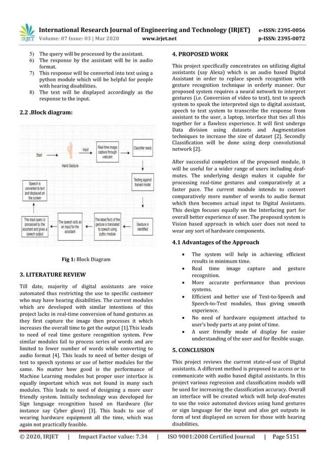 IRJET - Hand Gestures Recognition using Deep Learning | PDF | Digital ...