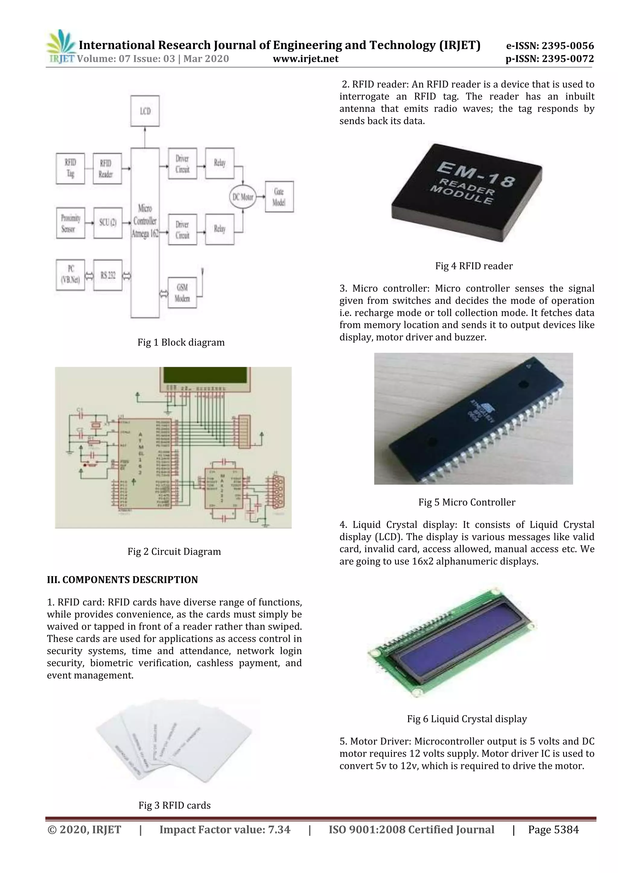 IRJET - Automatic Tollgate Control System using Microcontroller and ...