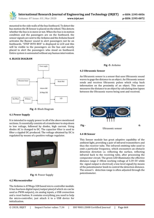 IRJET- Step Lock System in Bus using IoT | PDF