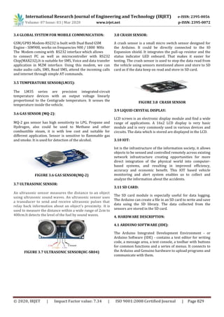 IRJET - IoT based Low Cost Vehicle Monitoring and Alert System | PDF