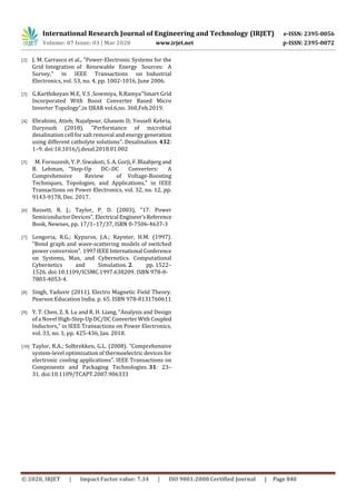IRJET - Interleaved High Step-Up DC-DC Converter using Renewable Energy ...