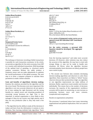 IRJET - Smart Dealing in Stock Market with the Tools of Mathematical Econometric | PDF