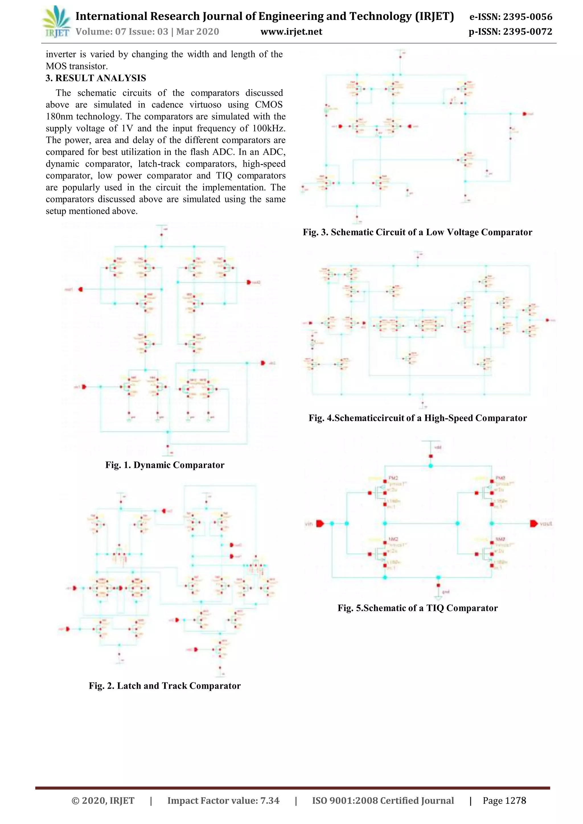 IRJET - Design and Analysis of a Comparator for ADC in Tanner EDA | PDF | Computer Peripherals ...