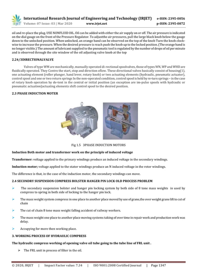 IRJET - Assemblying of ICF Bogie Secondary Suspension Bolster Hanger ...