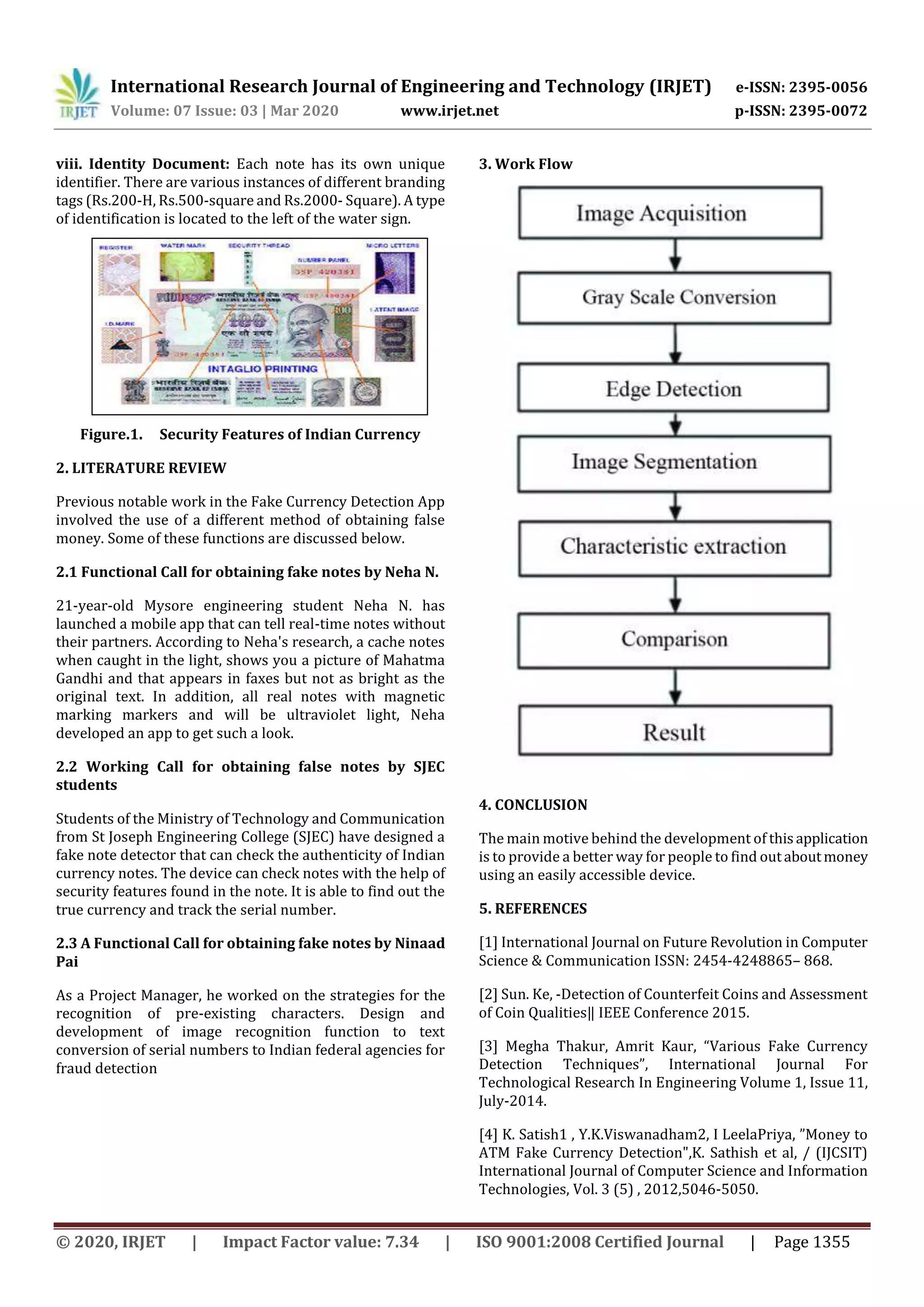 IRJET - Fake Currency Detection App | PDF