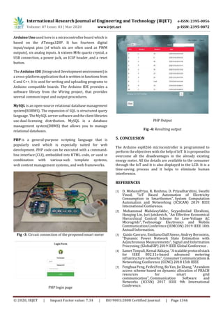 IRJET - Dynamic Domestic Energy Utility Monitoring and Management using ...