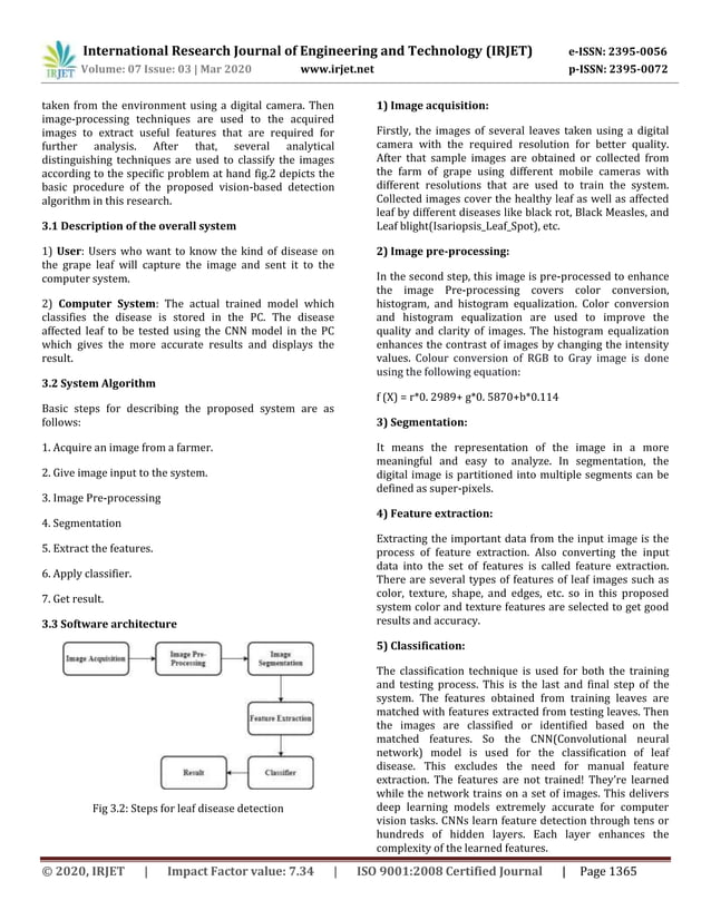 IRJET - E-Learning Package for Grape & Disease Analysis | PDF | Agriculture | Industries