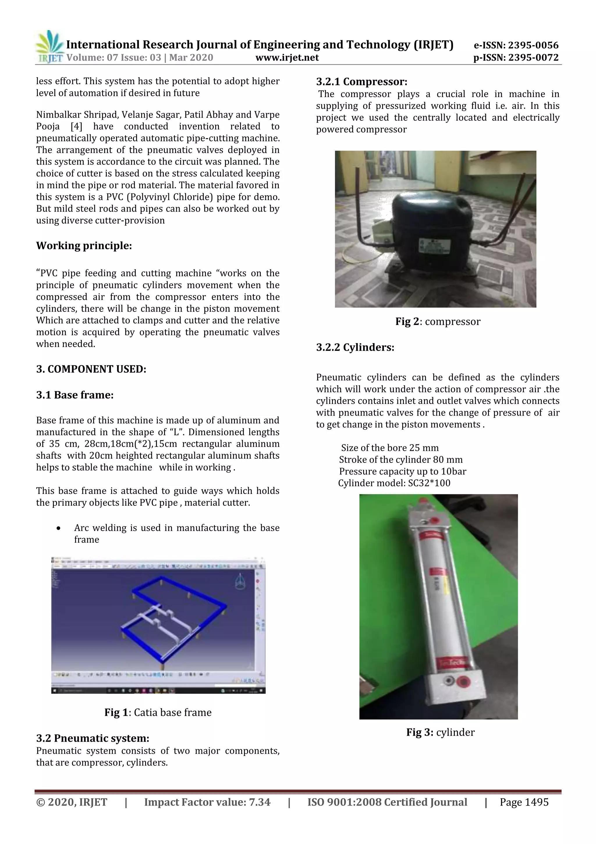 IRJET - Design and Fabrication of PVC Pipe Feeding and Cutting Machine ...