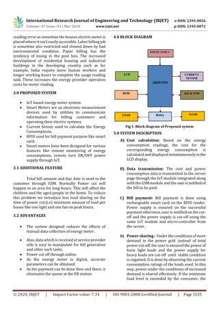 IRJET - RFID Based Smart Electricity Bill Payment and Energy Sharing ...