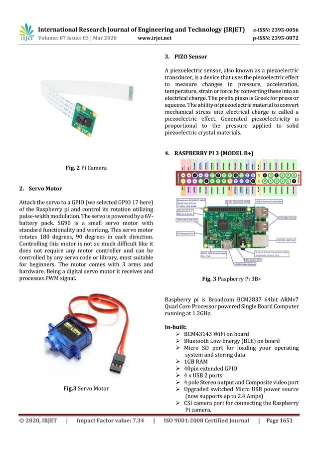 Irjet Iot Based Anti Theft Detection And Alerting System Using Raspberry Pi Pdf Home