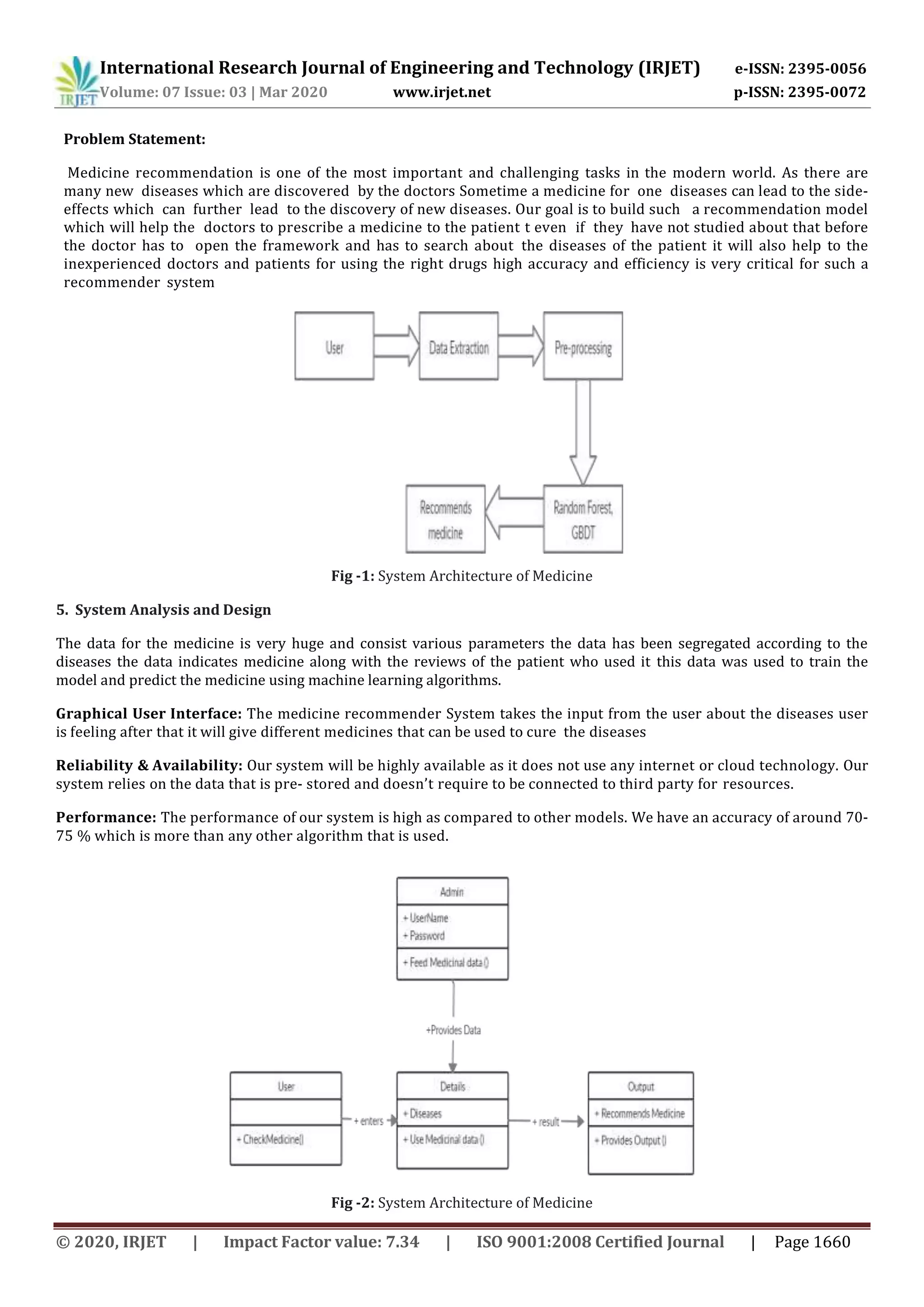 IRJET - Medicine Recommendation System | PDF