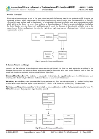 IRJET - Medicine Recommendation System | PDF