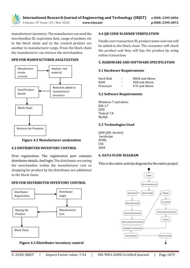 IRJET - Food Supply Chain Management using Blockchain in Food Traceability | PDF