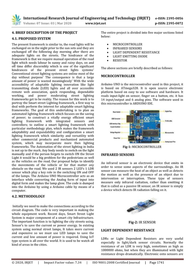 IRJET - Smart Street Light based on Arduino | PDF | Technology & Computing