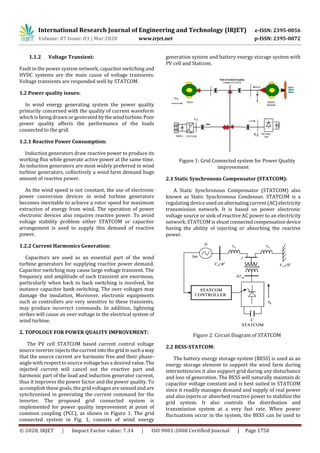 IRJET - Introduction of STATCOM in PV Grid System | PDF