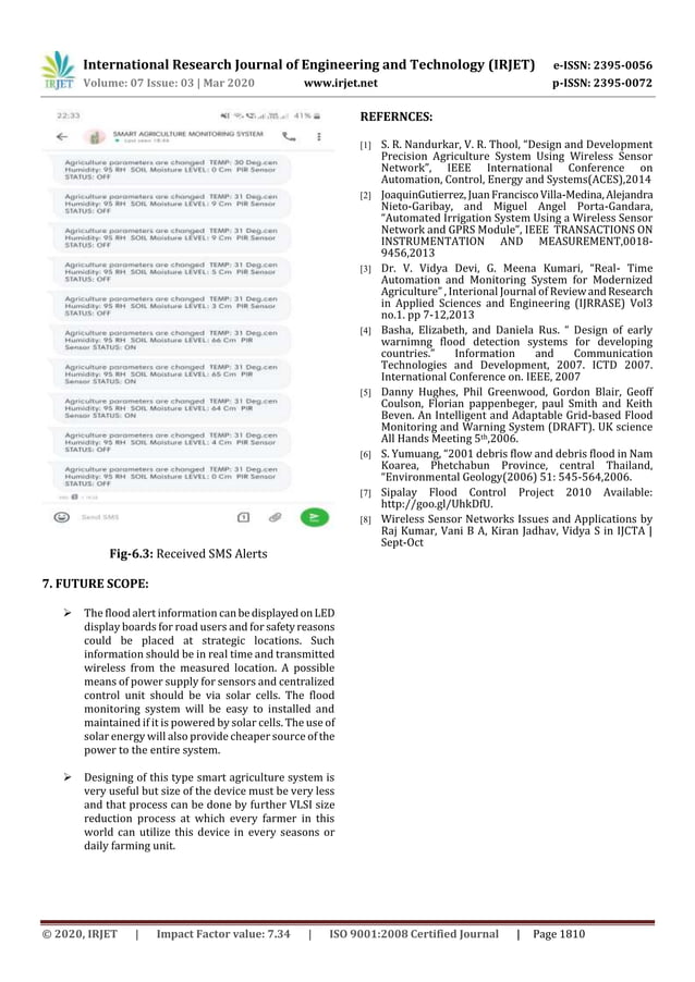 Irjet Iot Based Smart Agriculture Monitoring System Pdf
