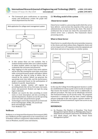 IRJET - College Event Management System | PDF