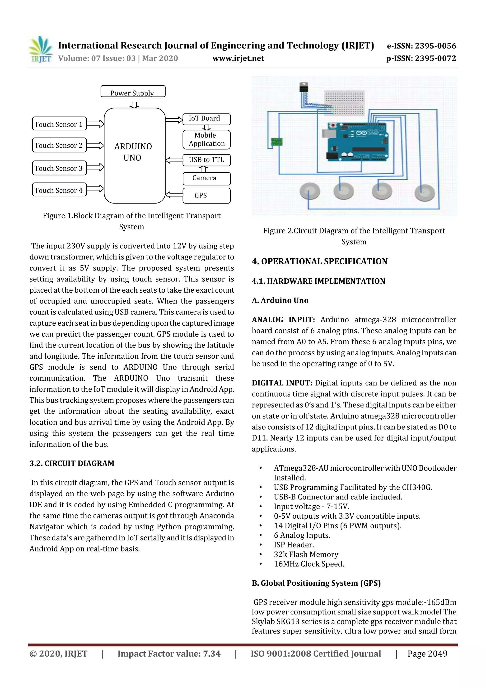 IRJET- Intelligent Transport System using IoT | PDF | Internet | Computing