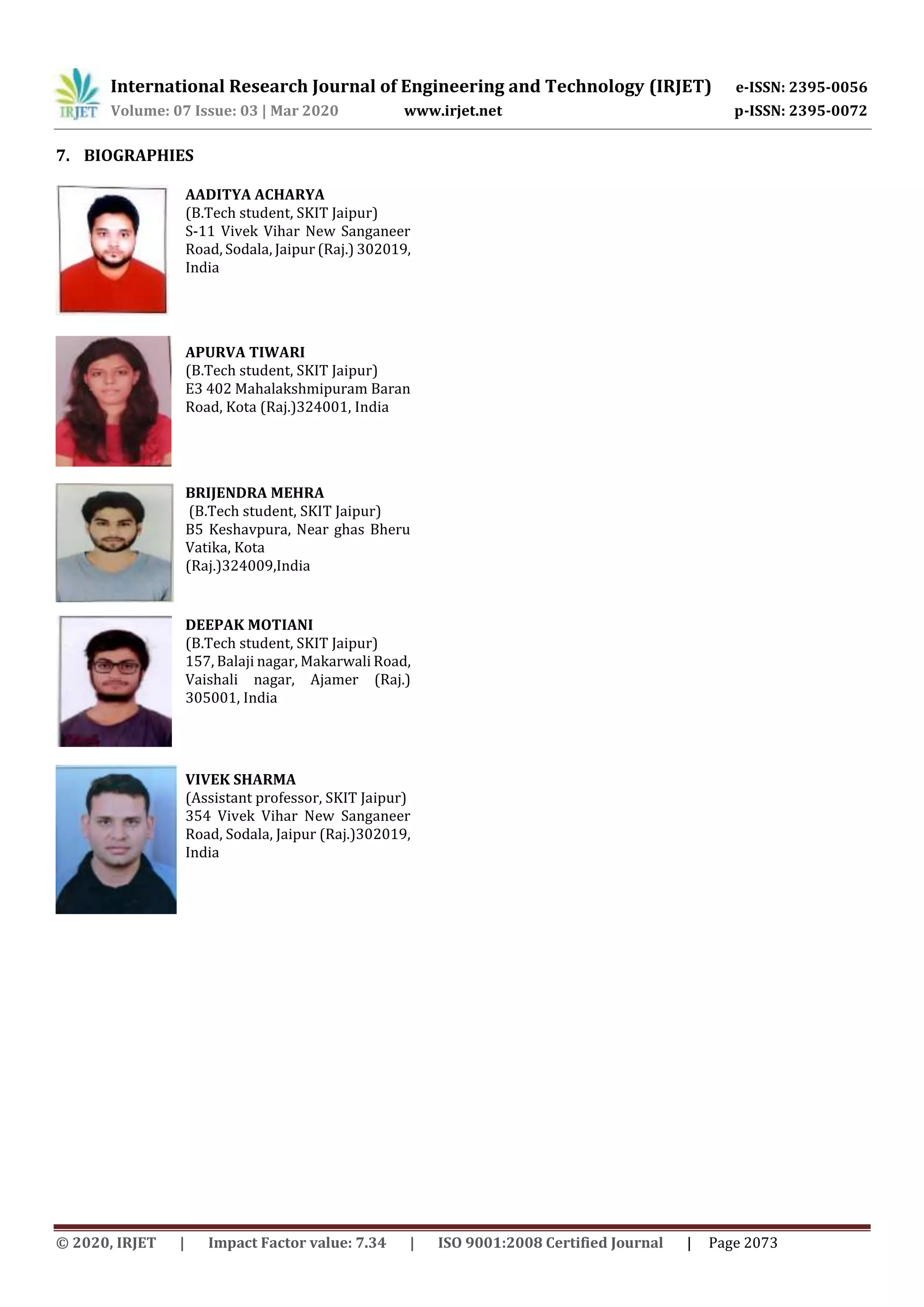 IRJET- Robust Visual Analysis of Eye State | PDF