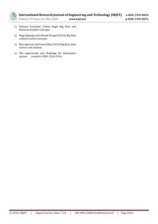 IRJET - Big Data Analysis its Challenges | PDF | Databases | Computer Software and Applications