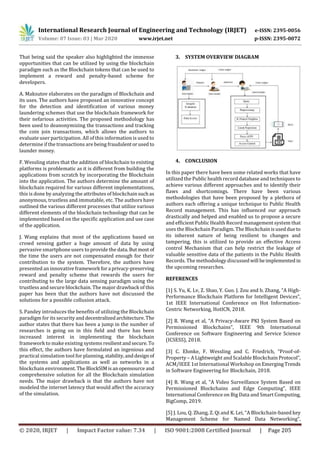 IRJET -Securing Data in Distributed System using Blockchain and AI | PDF | Databases | Computer ...