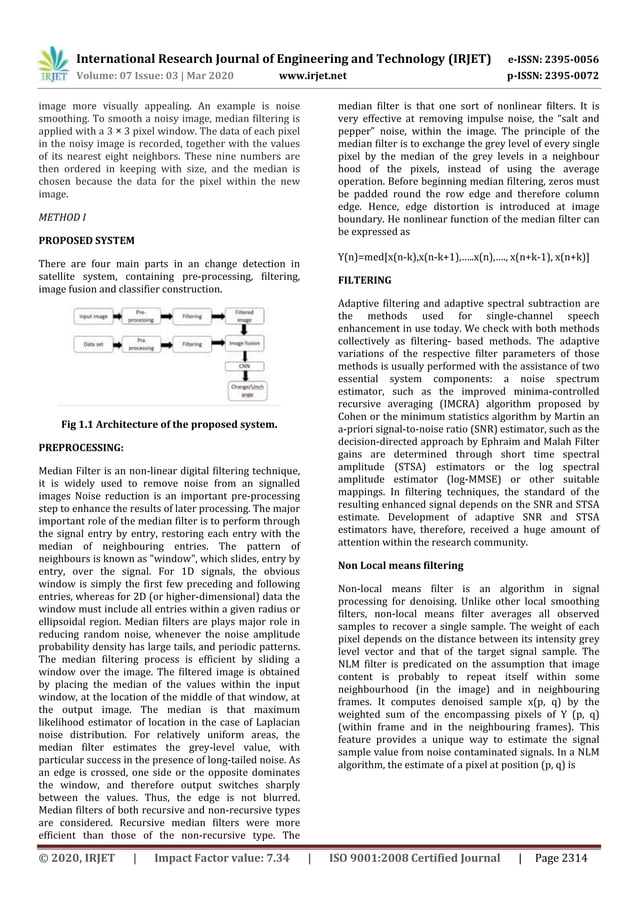 IRJET - Change Detection in Satellite Images using Convolutional Neural Networks | PDF