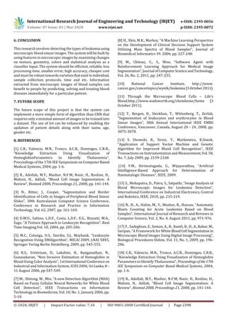 IRJET - Detection and Classification of Leukemia using Convolutional Neural Network and Updation ...