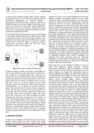 IRJET - Smart Traffic Control System using RFID | PDF