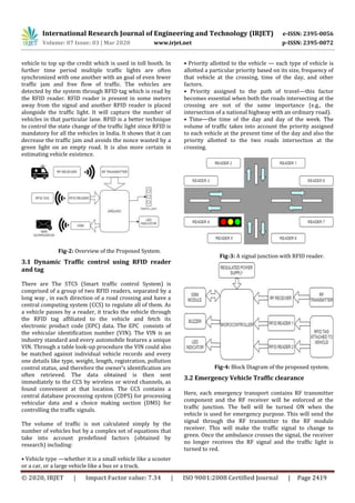 IRJET - Smart Traffic Control System using RFID | PDF