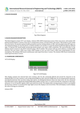 IRJET - IoT based ICU Patient Monitoring System | PDF
